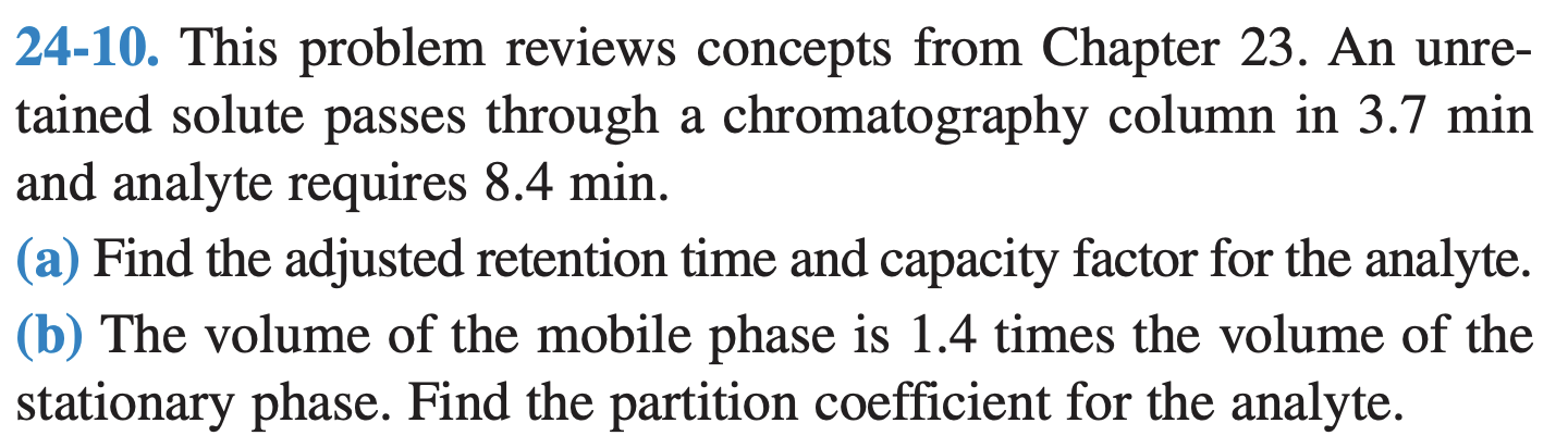 Solved 24-10. This problem reviews concepts from Chapter 23. | Chegg.com