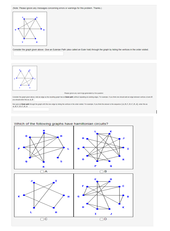 Solved B Consider The Graph Given Above Add An Edge So The