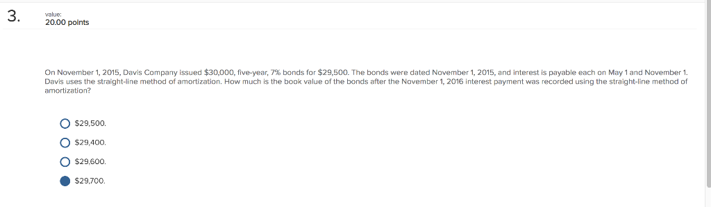 Solved On November 1, 2015, Davis Company issued $30,600, | Chegg.com