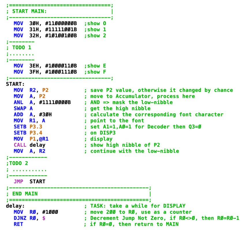 Solved Use the algorithms in the “echoSwitches.asm” and | Chegg.com