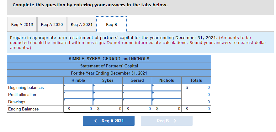 Each partner withdraws the maximum allowable amount | Chegg.com