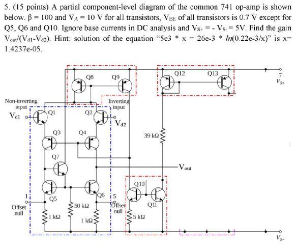 5. (15 points) A partial component-level diagram of | Chegg.com