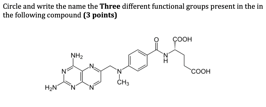 Solved Circle and write the name the Three different | Chegg.com