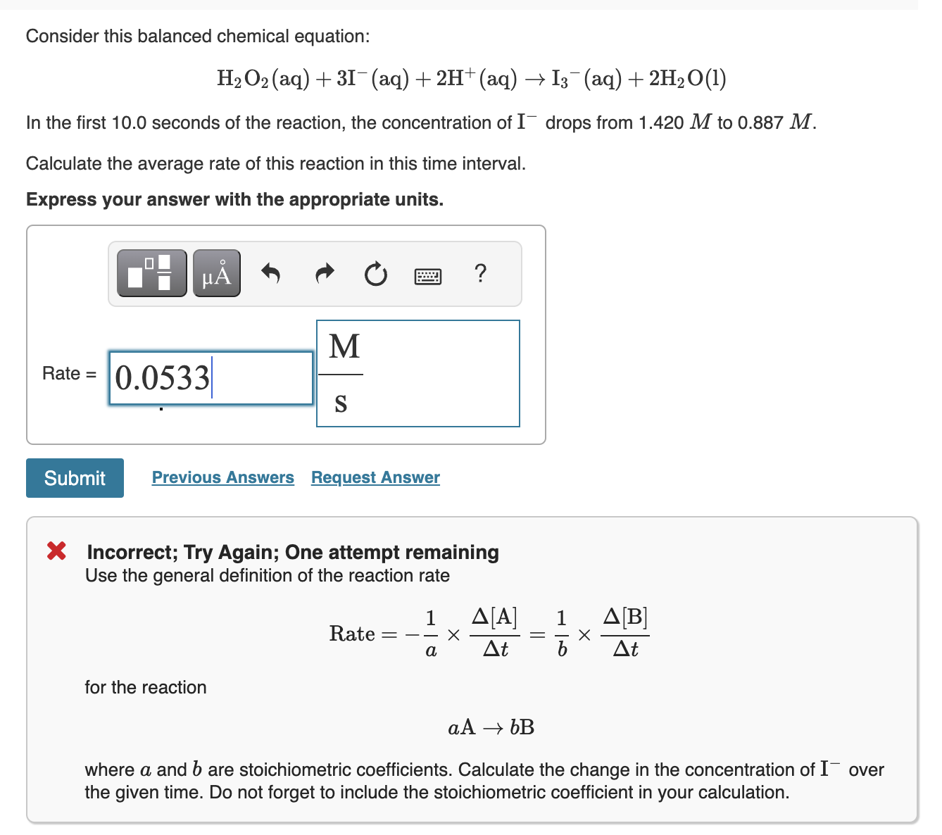 Solved Incorrect; Try Again; One attempt remainingUse the | Chegg.com