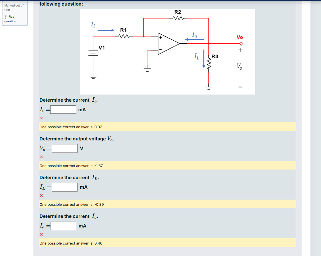 Solved following question:Determine the current | Chegg.com