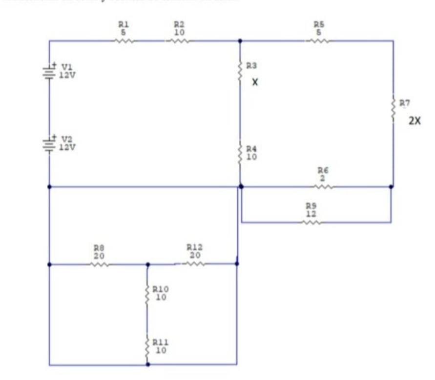 Solved reduce the following circuit by applying the theory | Chegg.com