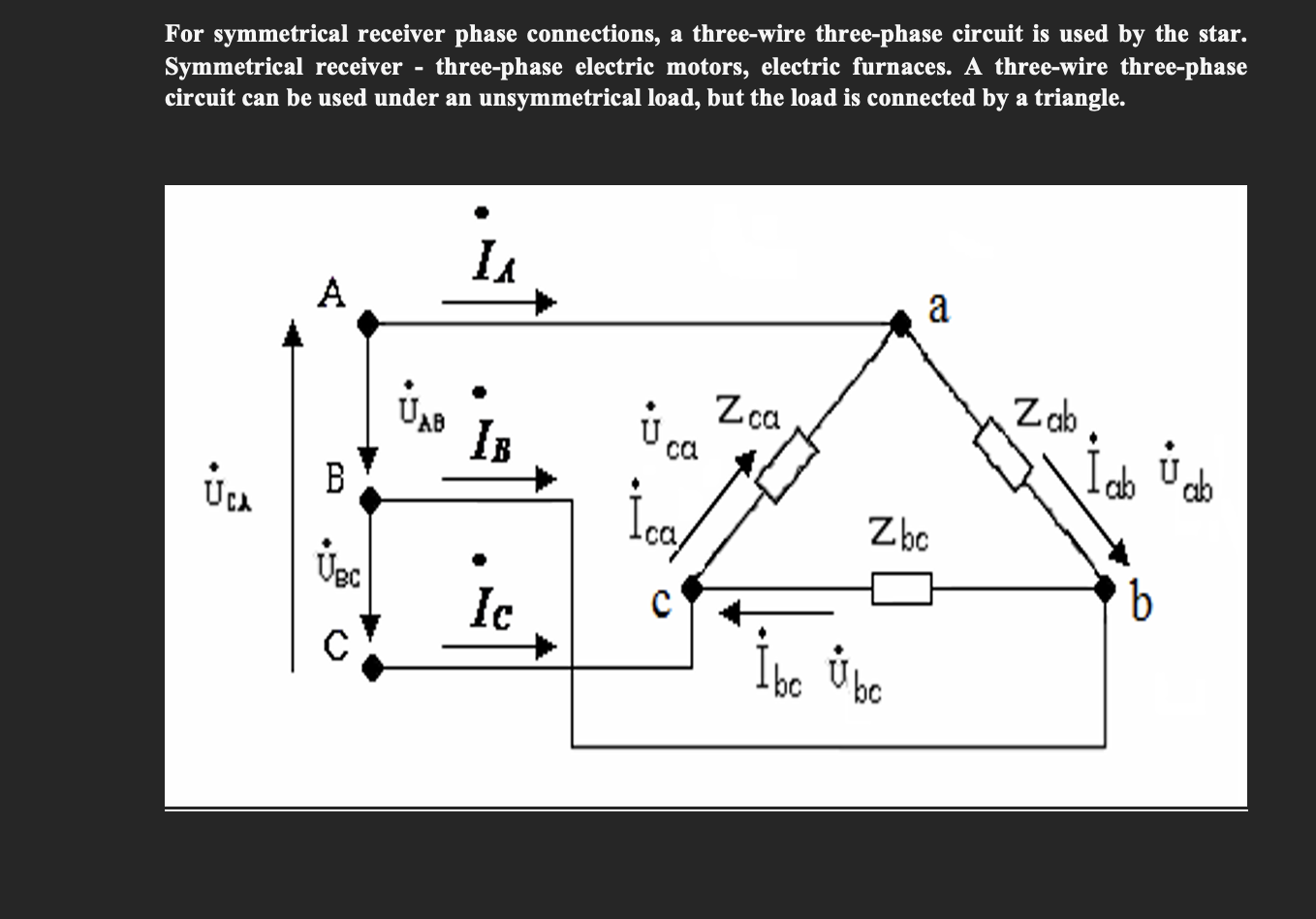 Solved For symmetrical receiver phase connections, a | Chegg.com