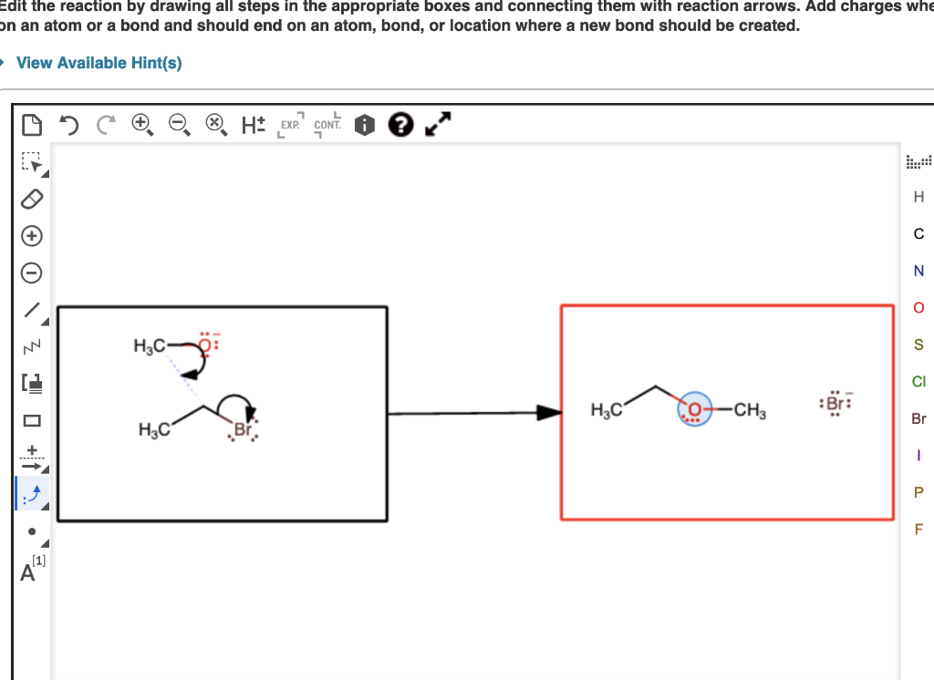 Solved Edit the reaction by drawing all steps in the | Chegg.com