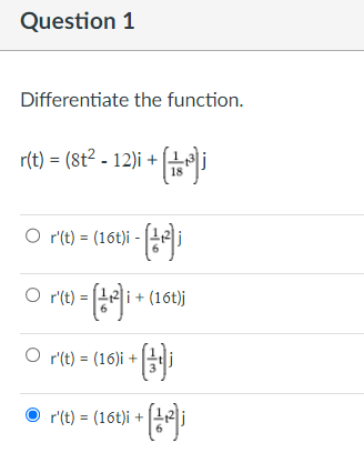 Solved Differentiate the function. | Chegg.com