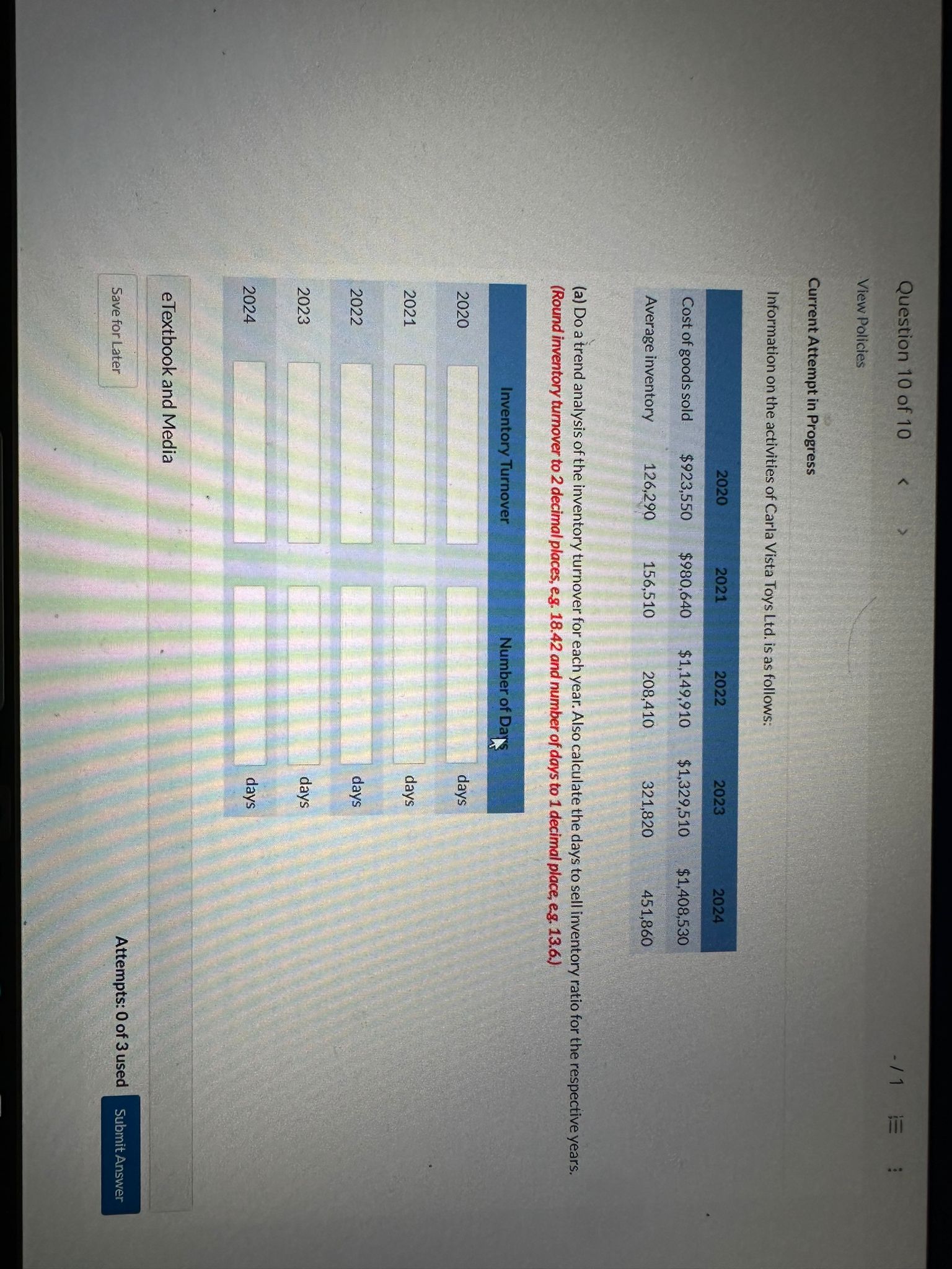 Solved Current Attempt in Progress Information on the | Chegg.com