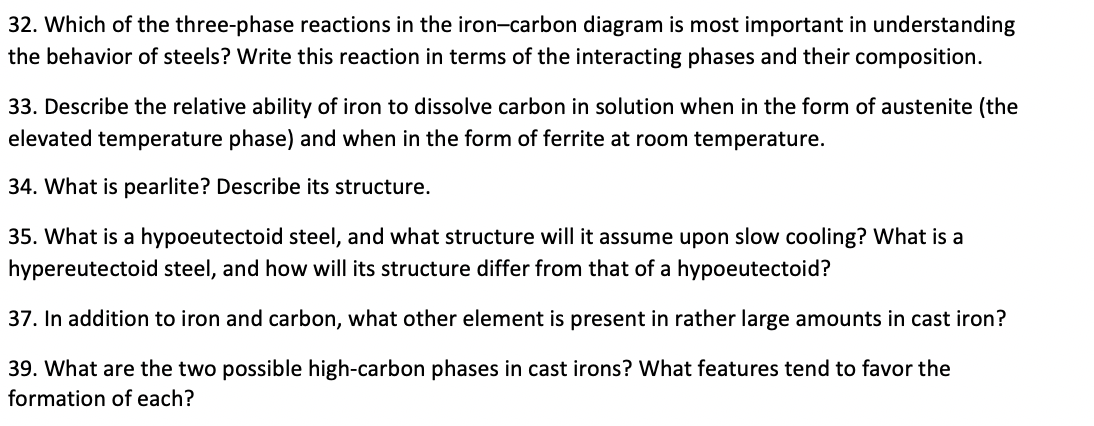 Solved 32. Which of the three-phase reactions in the | Chegg.com
