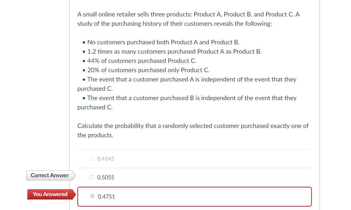 Solved A small online retailer sells three products: Product | Chegg.com