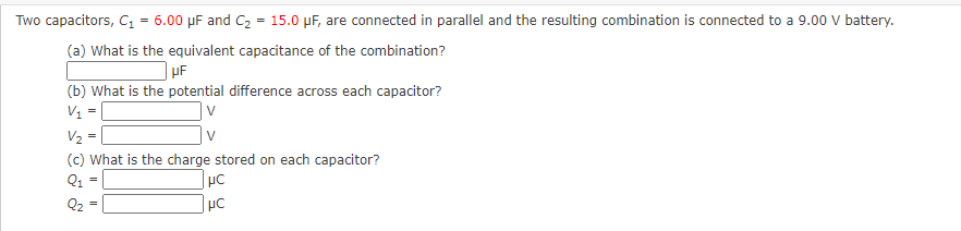 Solved Example 26.4 Equivalent Capacitance Problem Find the | Chegg.com