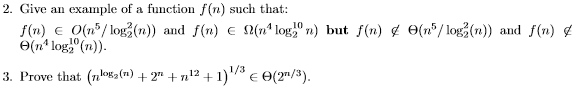 Solved Give the asymptotic complexity of each of the | Chegg.com