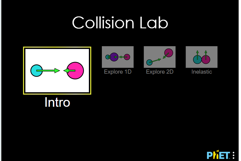 Solved Collision Lab IntroPart 2 - Same Mass, One Ball | Chegg.com