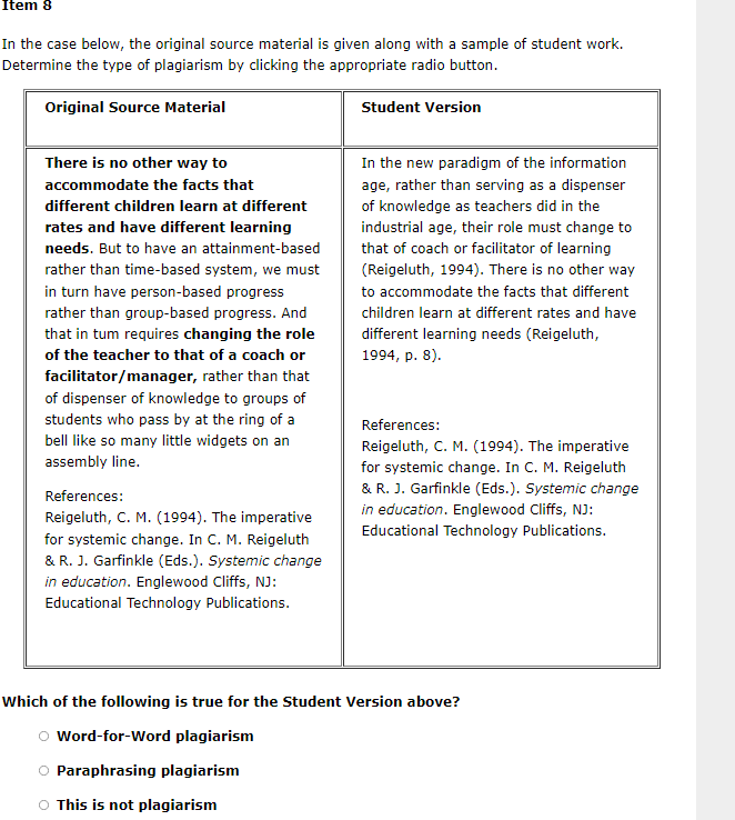 Solved Original Source Material Student Version The | Chegg.com