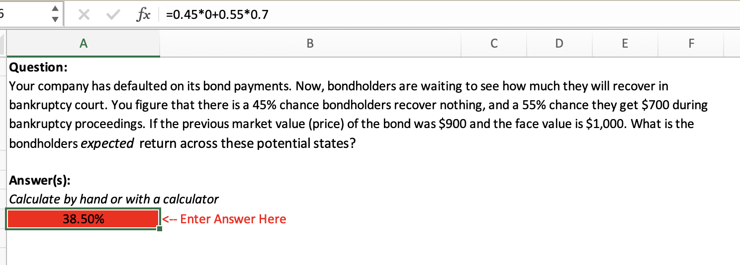 Solved Your company has defaulted on its bond payments. Now, | Chegg.com