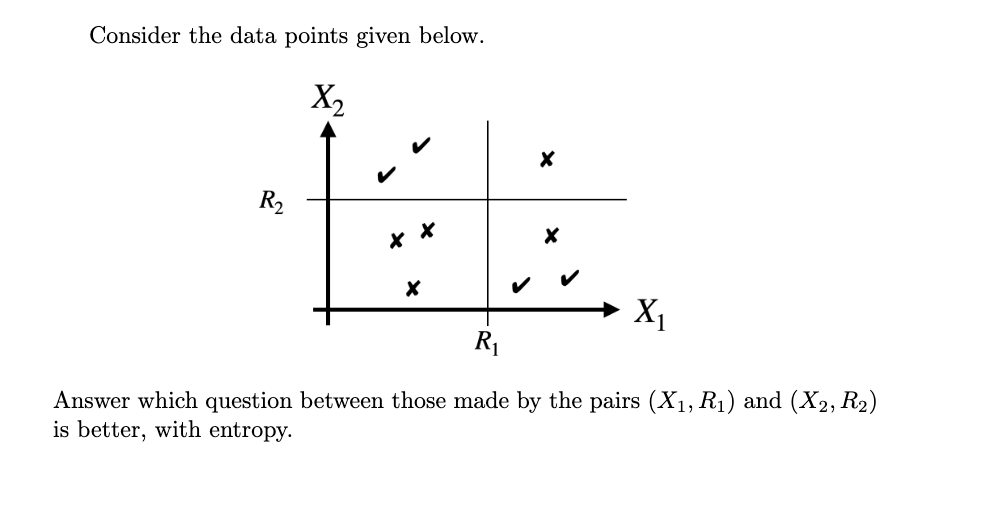 Solved by an EXPERT Consider the data points given below.Answer which | Chegg.com