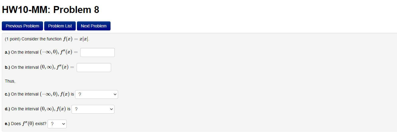 Solved HW10-MM: Problem 8 Previous Problem Problem List Next | Chegg.com