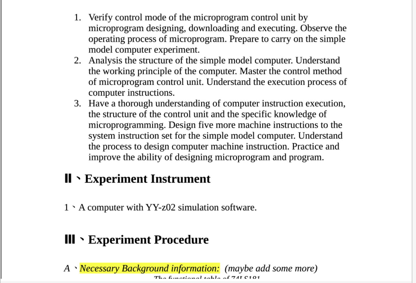 Solved 1. Verify control mode of the microprogram control | Chegg.com