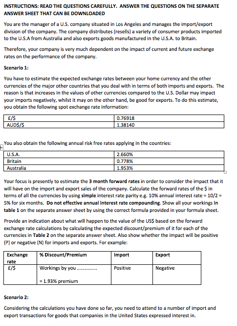 Table 1: Calculation of 3 month forward rates using | Chegg.com