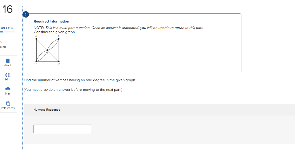 Solved 16 Part 1 of 4 Required information NOTE: This is a | Chegg.com