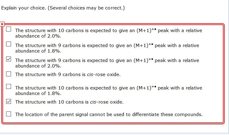 Solved Explain your choice. (Several choices may be | Chegg.com