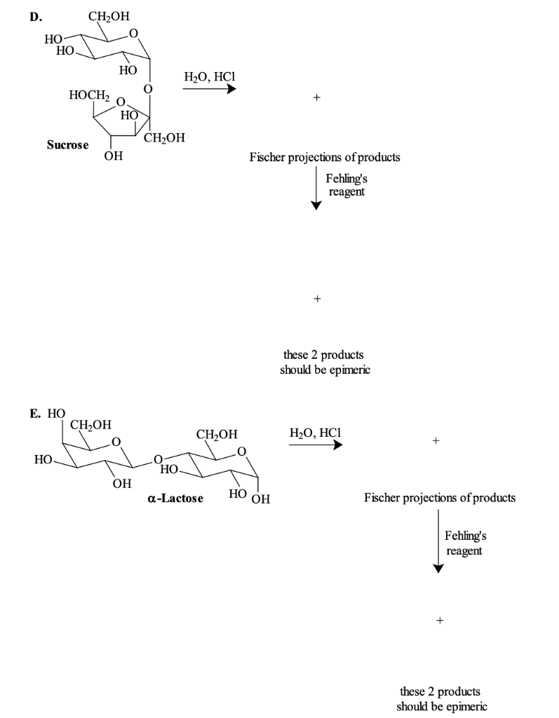 Solved Equations for Fehling's Test results А. Н. Fehling's | Chegg.com