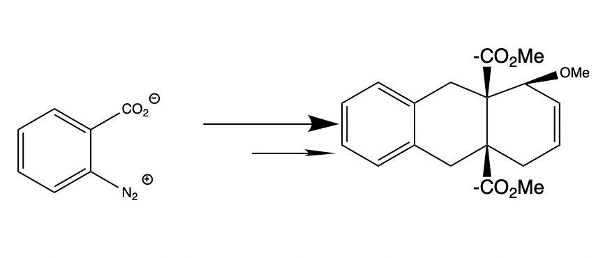 Solved -CO2Me ОMe CO2 N2 -CO2Me | Chegg.com