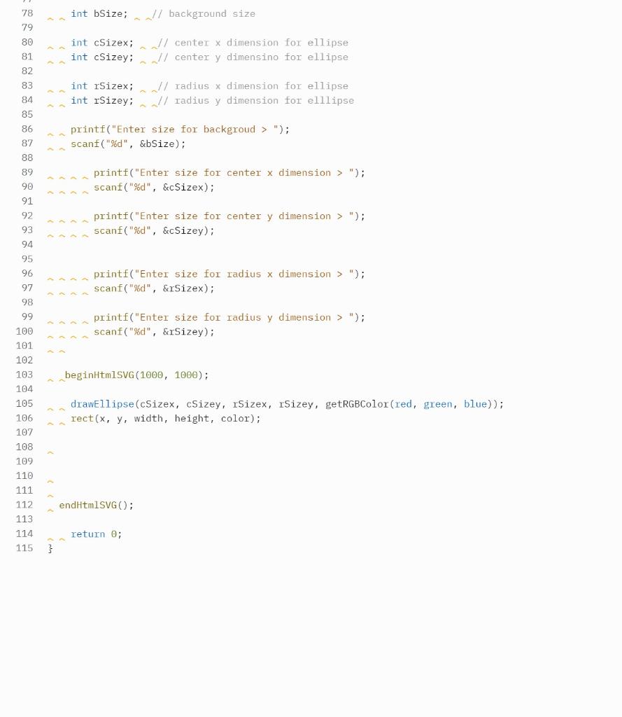Solved I just need to add a loop that prints the circle | Chegg.com