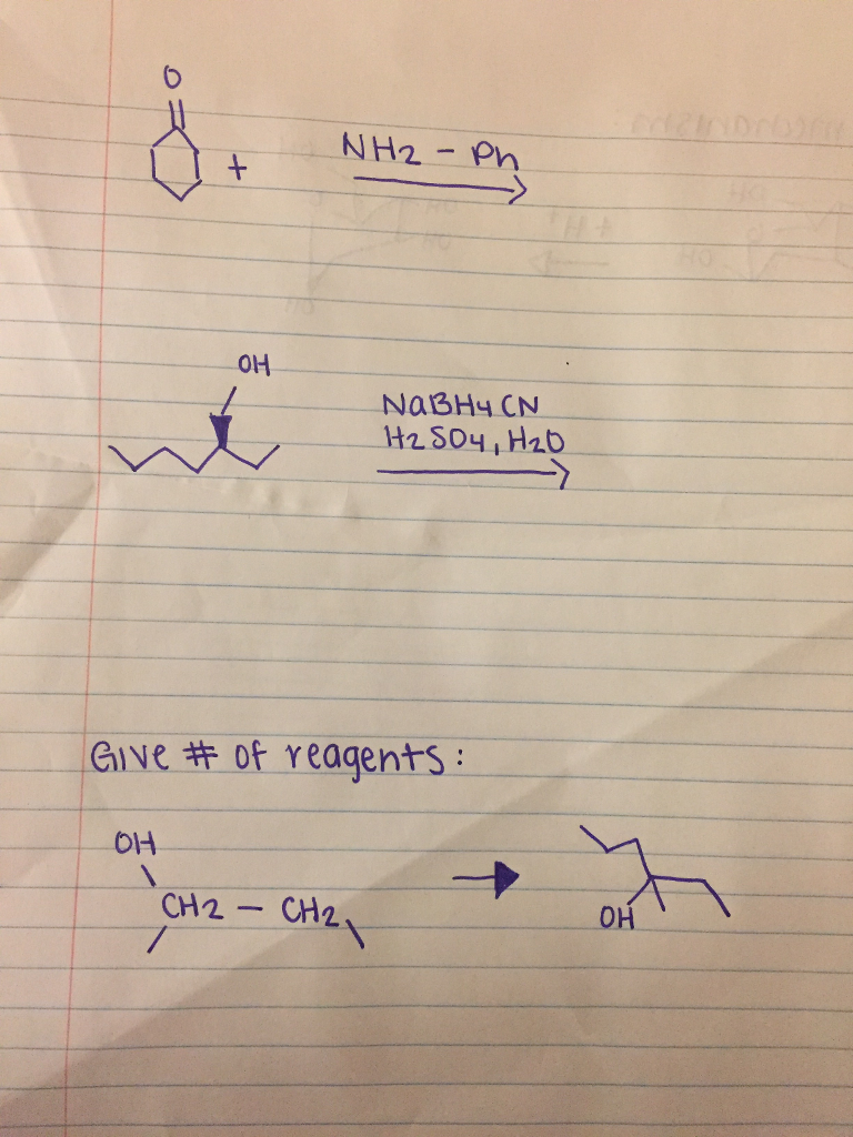 Solved NH2-Ph 0H Give杵of reagents: O1H CH2-CH2 OH | Chegg.com