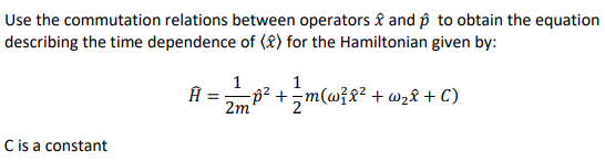 Solved Use the commutation relations between operators and | Chegg.com