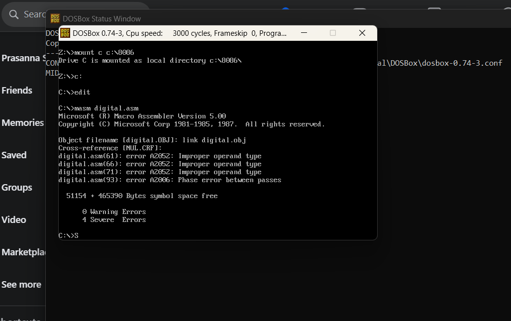 Solved .model small.stack 100h.data hour db 0 minute db | Chegg.com