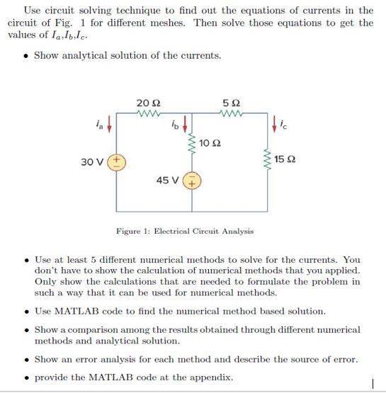 Use circuit solving technique to find out the | Chegg.com