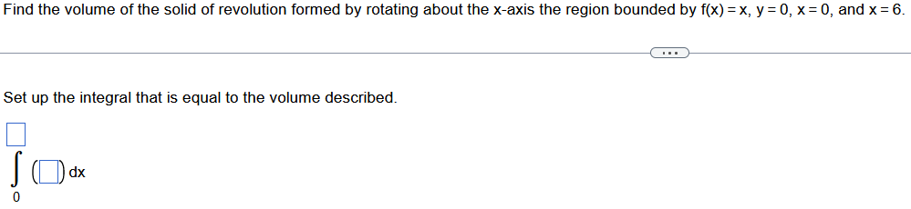 Solved Find the volume of the solid of revolution formed by | Chegg.com