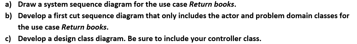 Solved University Library System The library system must | Chegg.com