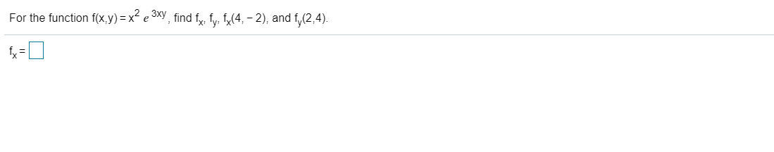Solved For the function f(x,y)= x²