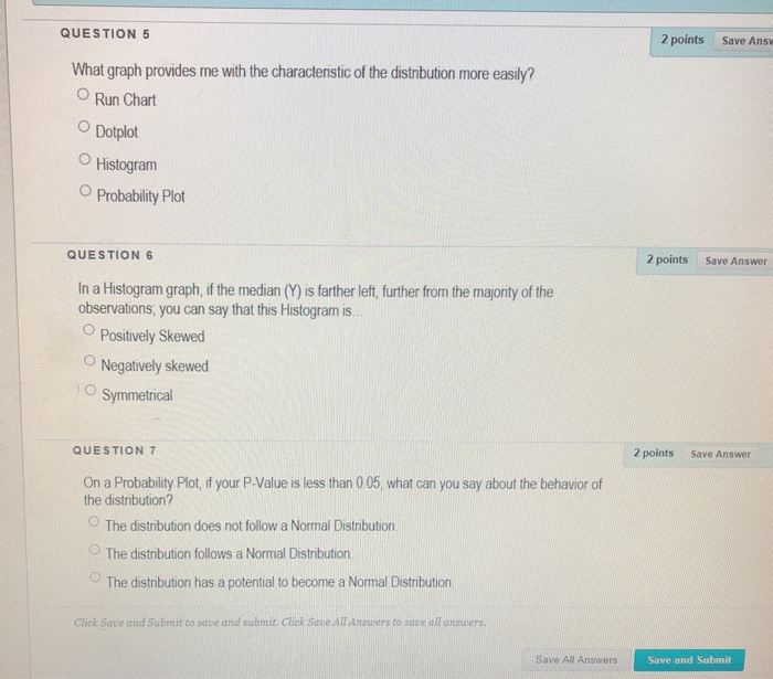 Solved QUESTION 5 2 points Save Answ What graph provides me | Chegg.com