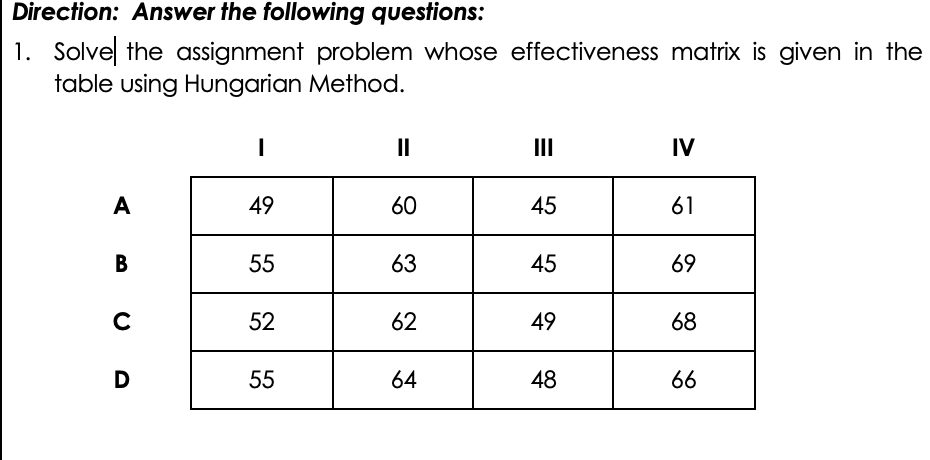 Solved Direction: Answer the following questions: 1. Solvel | Chegg.com