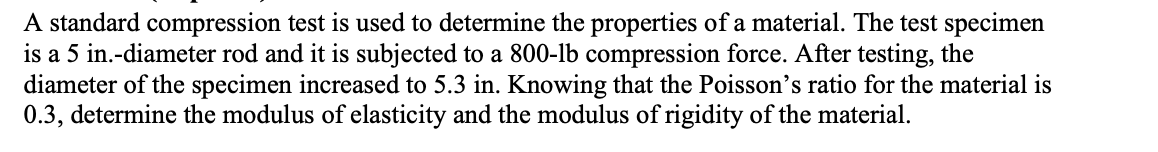 Solved A standard compression test is used to determine the | Chegg.com