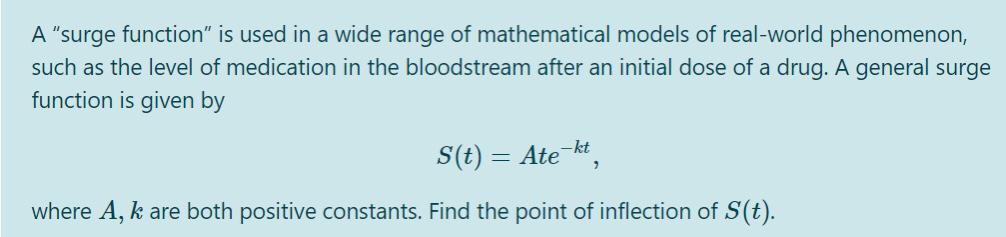 Solved A "surge function" is used in a wide range of | Chegg.com