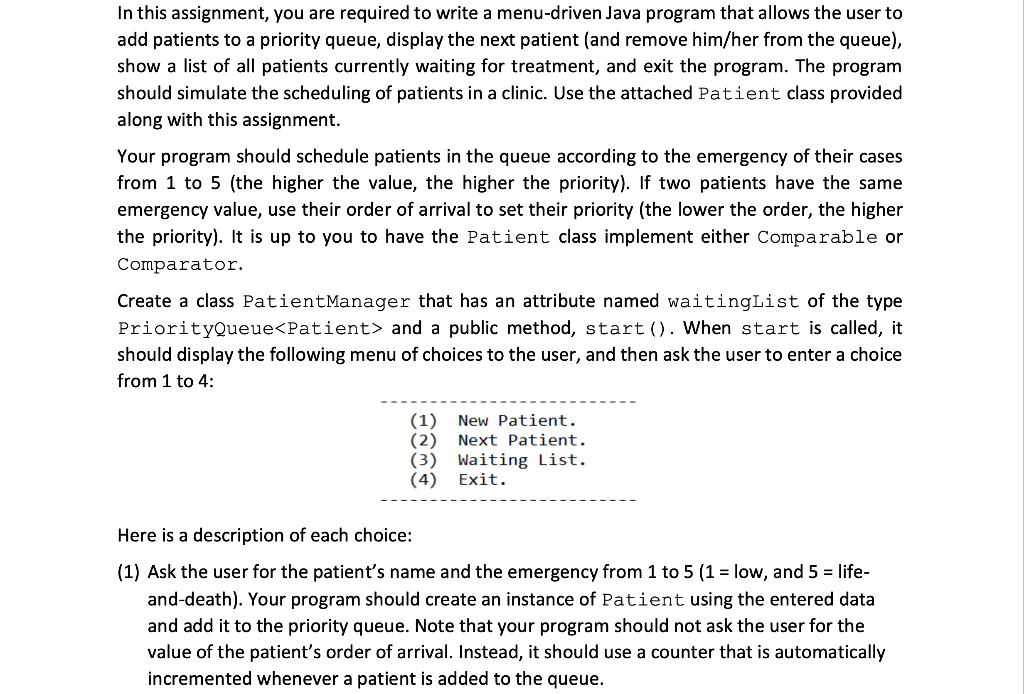 Solved In this assignment, you are required to write a | Chegg.com