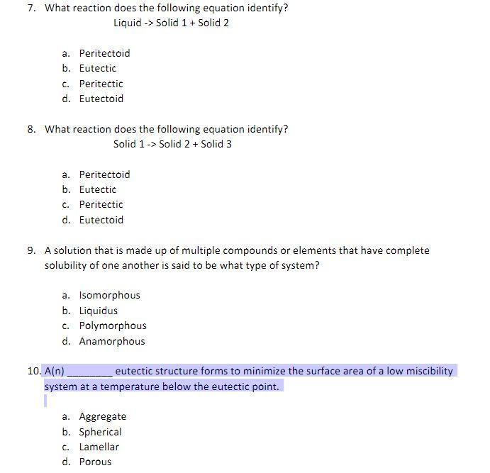 Solved 7. What reaction does the following equation | Chegg.com