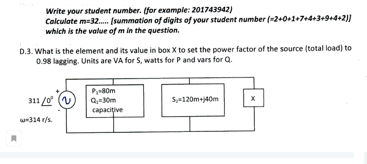 Solved Write your student number. (for example: 201743942) | Chegg.com