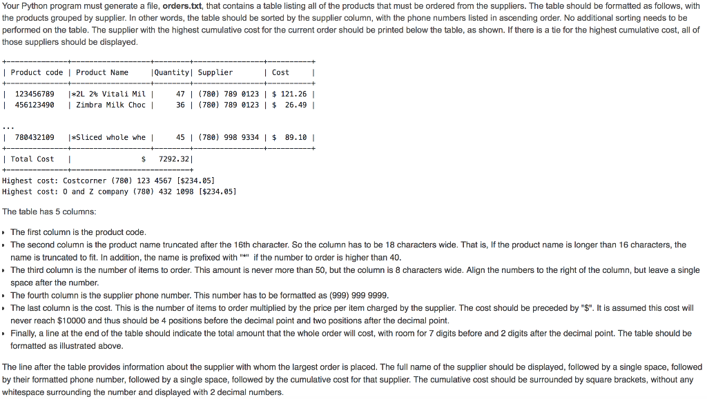 Assignment Specifications Problem: Data | Chegg.com