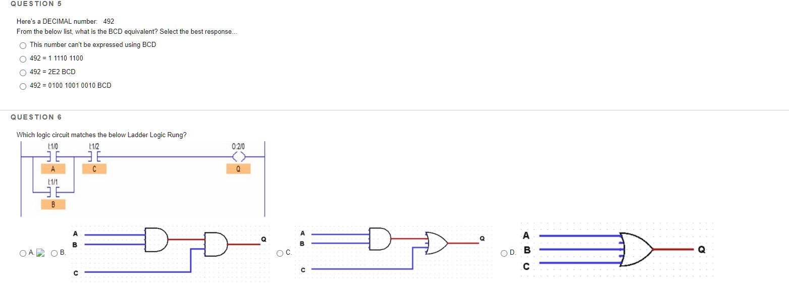 Solved QUESTION 2 We're trying to convert 43 decimal to | Chegg.com