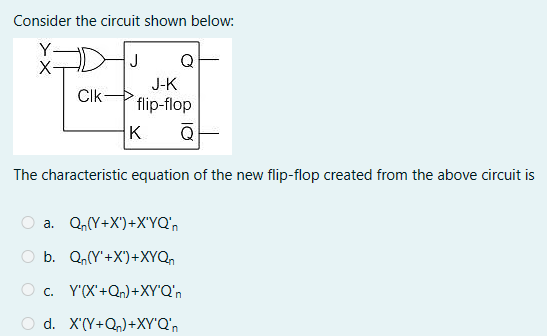 Solved Consider the circuit shown below: The characteristic | Chegg.com