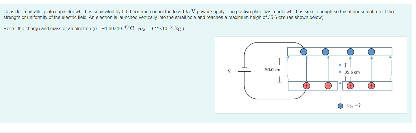 Solved Consider a parallel plate capacitor which is | Chegg.com
