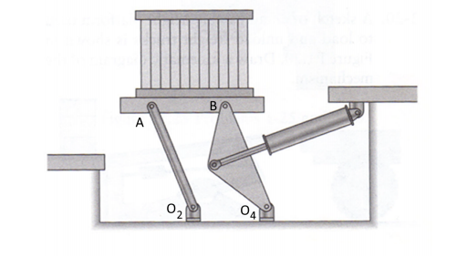 Solved The figure below shows a box transfer mechanism. For | Chegg.com