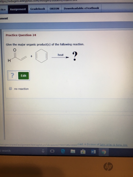Solved ment Practice Question 17 Give the major organic | Chegg.com